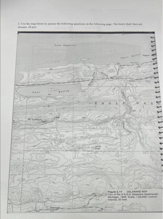 Solved 4. a. Complete the topographic map below by filling | Chegg.com