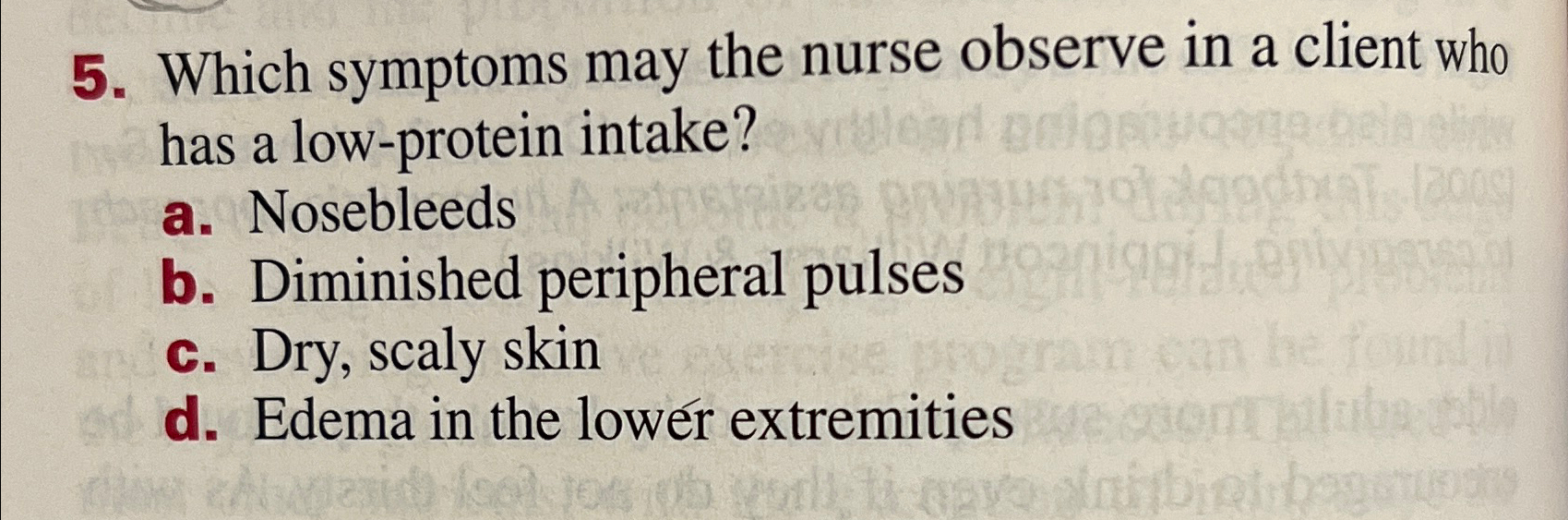 Solved Which symptoms may the nurse observe in a client who | Chegg.com