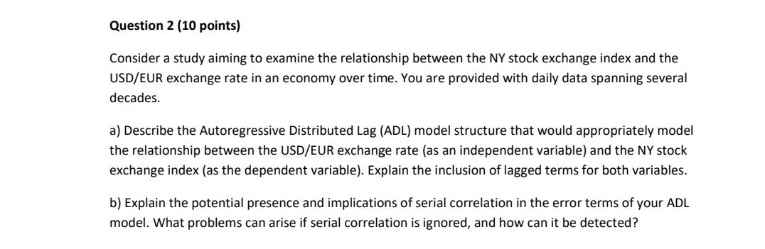 Solved Question 2 (10 ﻿points)Consider a study aiming to | Chegg.com