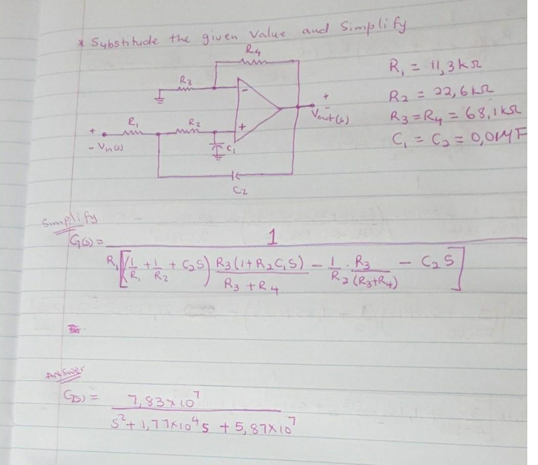 Solved C. 1 the given value and simplify | Chegg.com