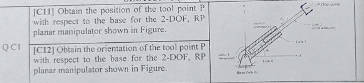 Solved QC1 \begin{tabular}{l}{C11 ﻿Obtain the position of | Chegg.com