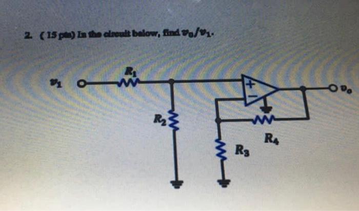 Solved 2. (15 pts) La the droull below, And yo/v. 31 w Og R2 | Chegg.com