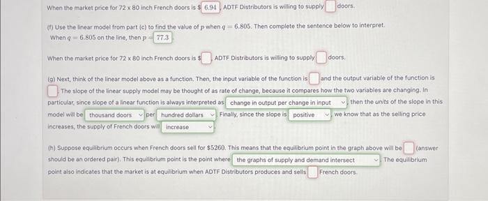 Solved The applet above shows that graph of a line in the | Chegg.com