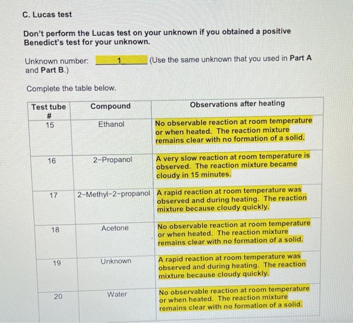 Solved 3. Complete the table below based on your tests in | Chegg.com