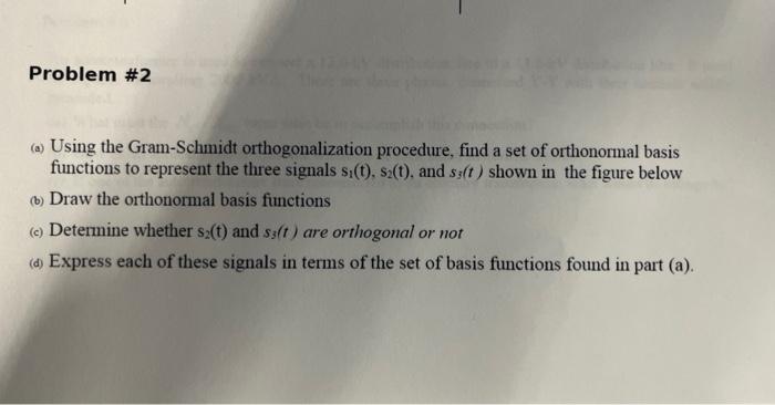 Solved (a) Using the Gram-Schmidt orthogonalization | Chegg.com