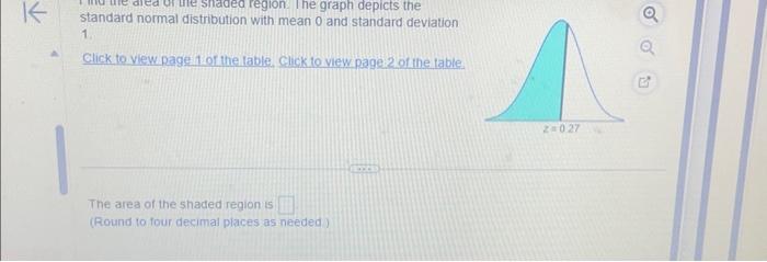 standard nomal distribution with mean 0 and standard | Chegg.com