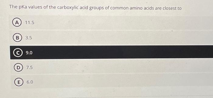 Solved The pKa values of the carboxylic acid groups of | Chegg.com