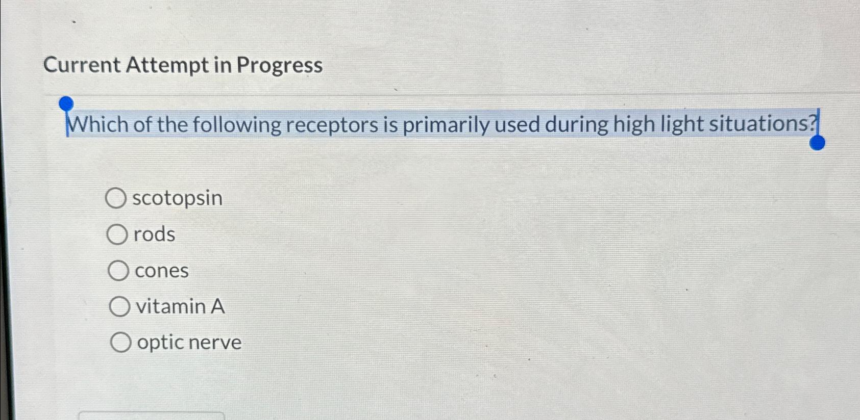 Solved Current Attempt in ProgressWhich of the following | Chegg.com