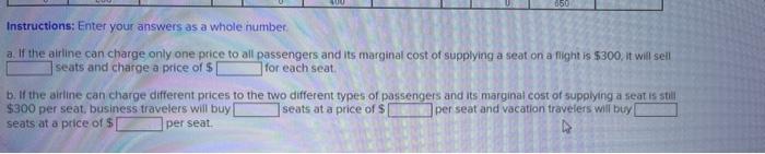 Solved An airline has two types of passengers business | Chegg.com