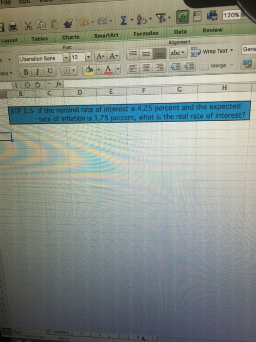 Solved File 120% 10:02. YG Data Review Formulas SmartArt | Chegg.com