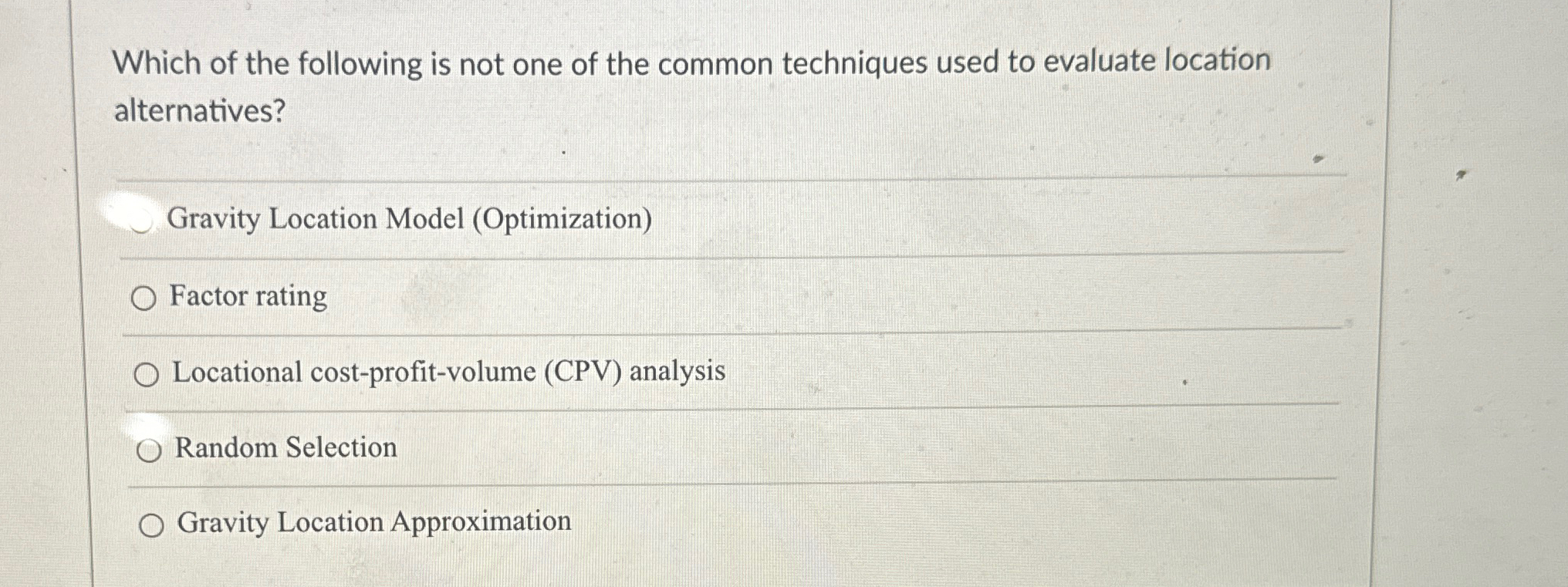 Solved Which of the following is not one of the common | Chegg.com