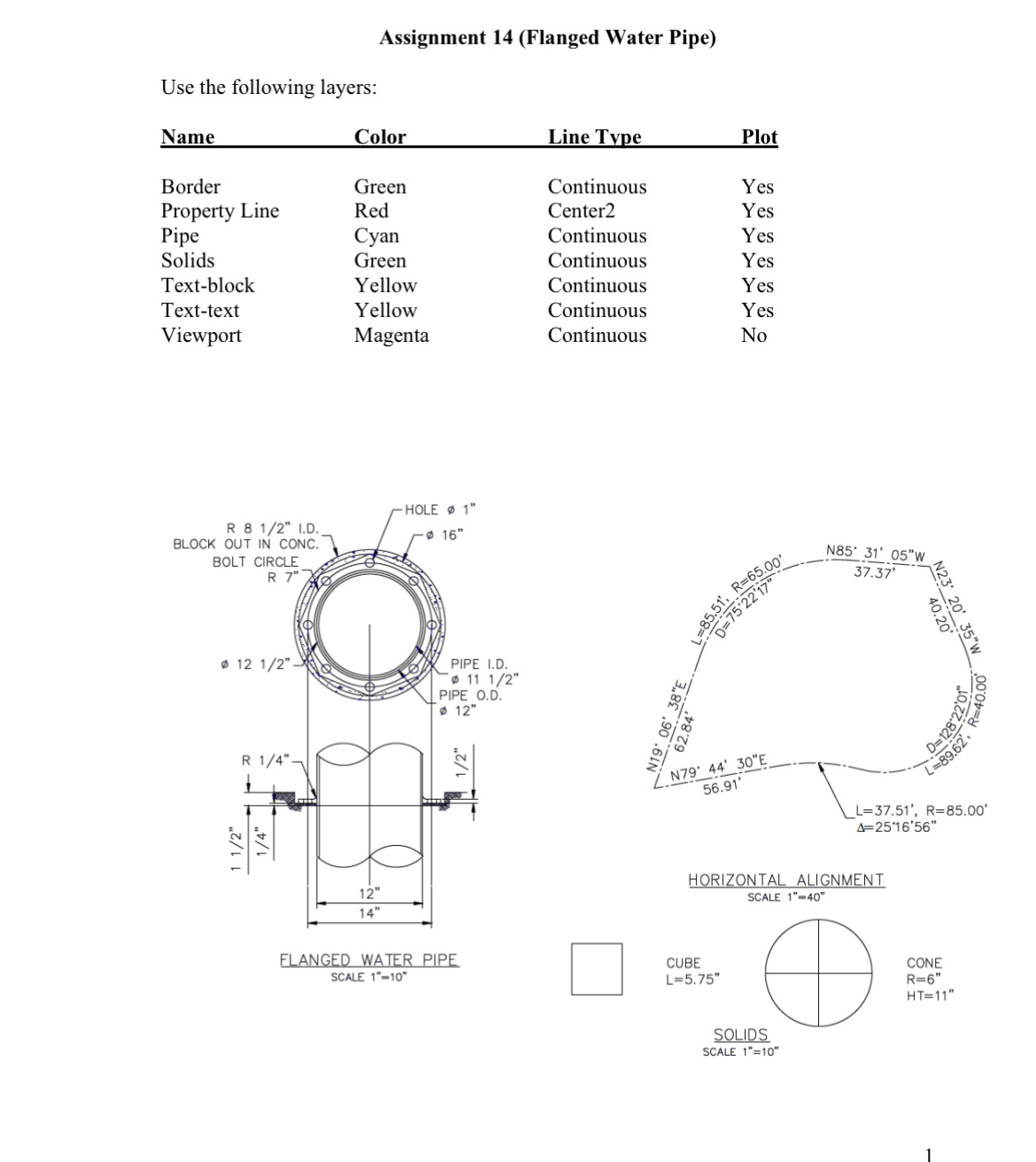 Solved please do it autocad and please save to a dwg file | Chegg.com