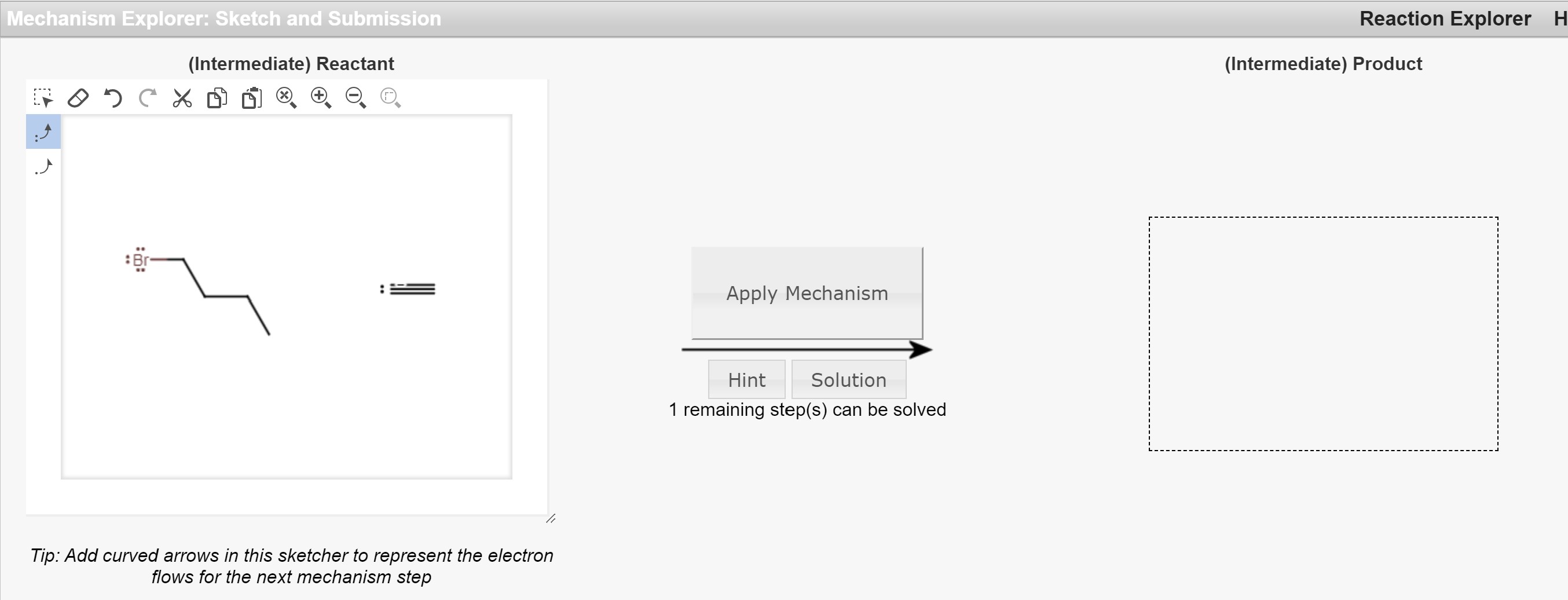Solved (Intermediate) ﻿Reactant(Intermediate) ﻿ProductTip: | Chegg.com