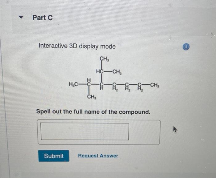 Solved Interactive 3D display mode Spell out the full name | Chegg.com