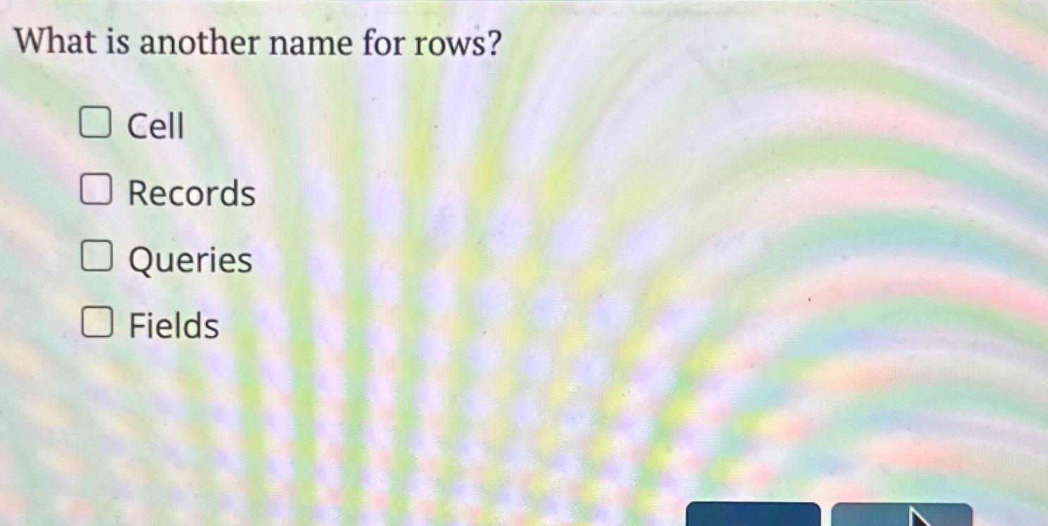 Solved What is another name for | Chegg.com