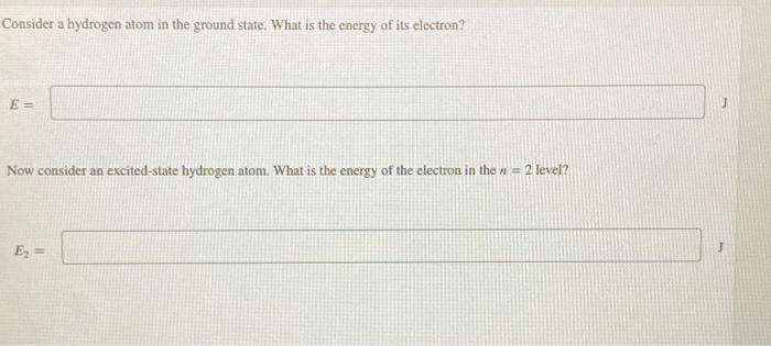 Solved Consider A Hydrogen Atom In The Ground State What Is