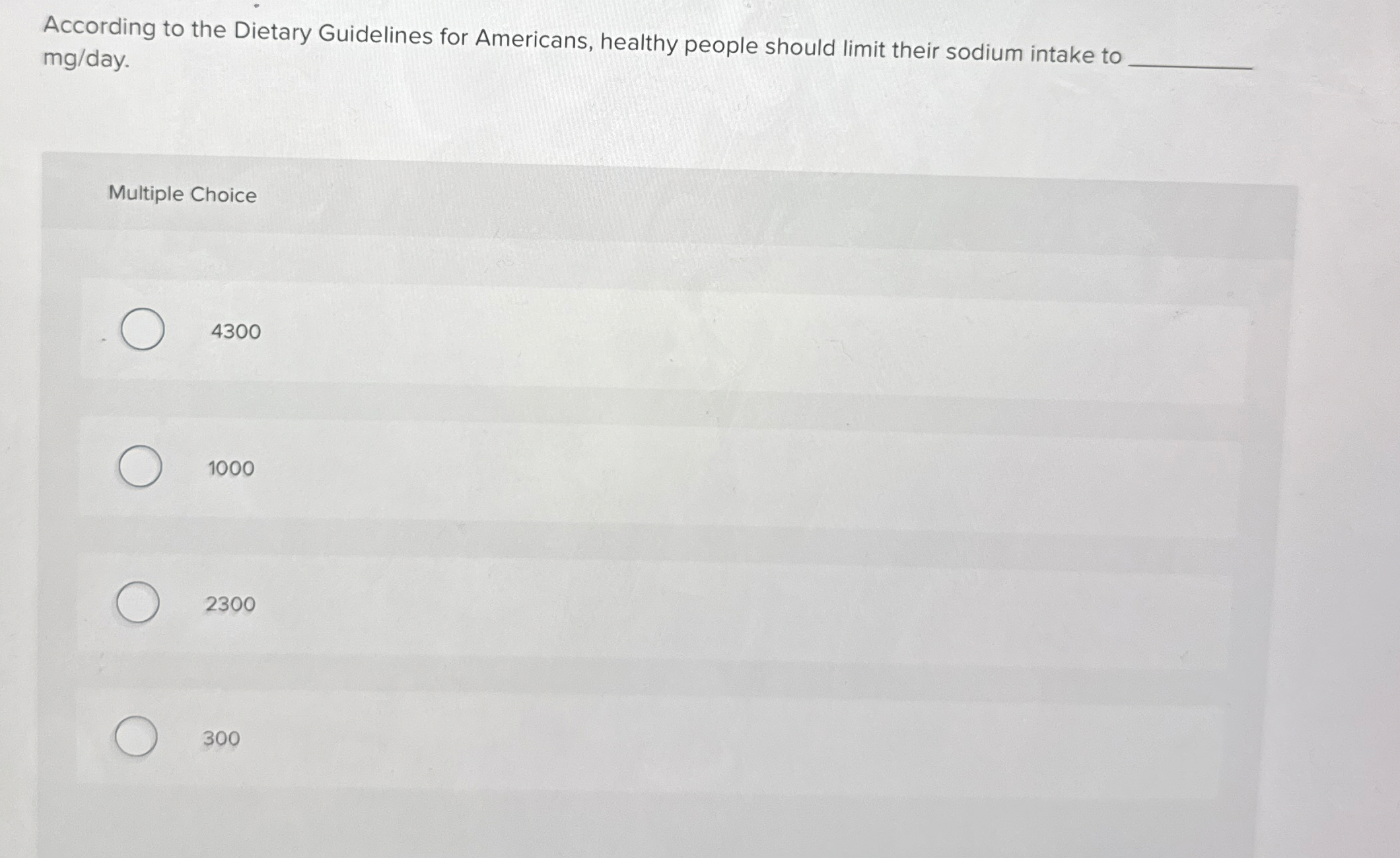 Solved According to the Dietary Guidelines for Americans, | Chegg.com