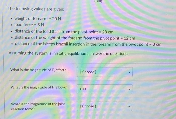 Solved The figure below is an illustration of the biceps | Chegg.com