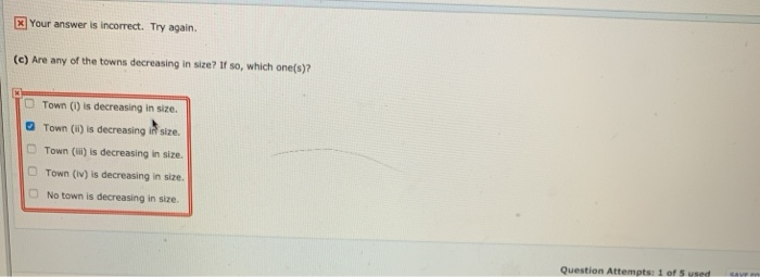 Solved The Following Functions Give The Populations Of Four