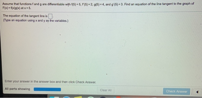 Solved Assume That Functions F And G Are Differentiable With