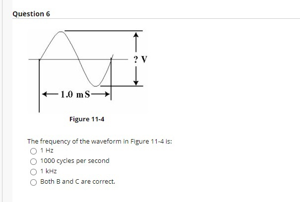 Solved Question 1 A complete sine wave contains: 31/2 | Chegg.com