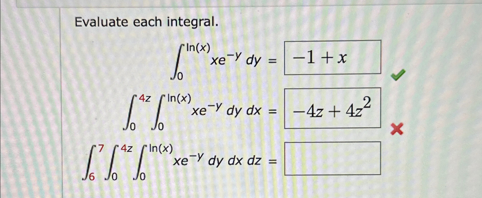 Solved Evaluate each | Chegg.com
