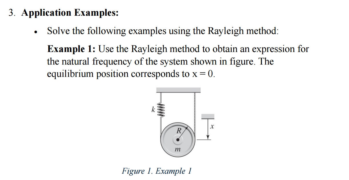 Solved Application Examples:Solve the following examples | Chegg.com