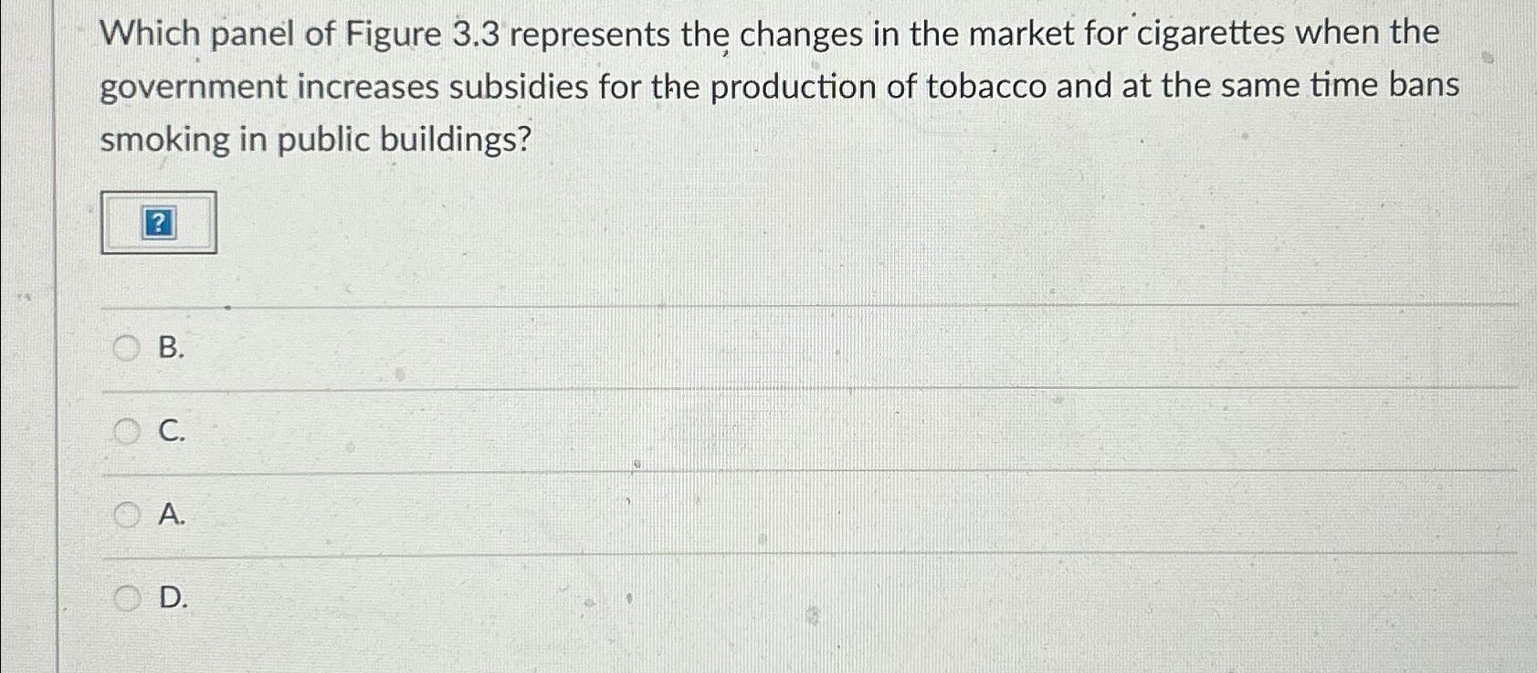 Solved Which panel of Figure 3.3 ﻿represents the changes in | Chegg.com