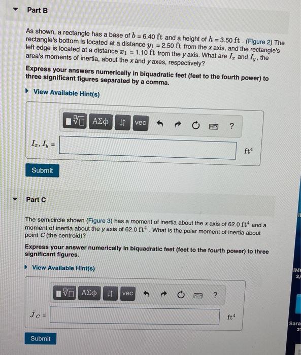 Solved Parallel-Axis Theorem for an Area Learning Goal: To | Chegg.com