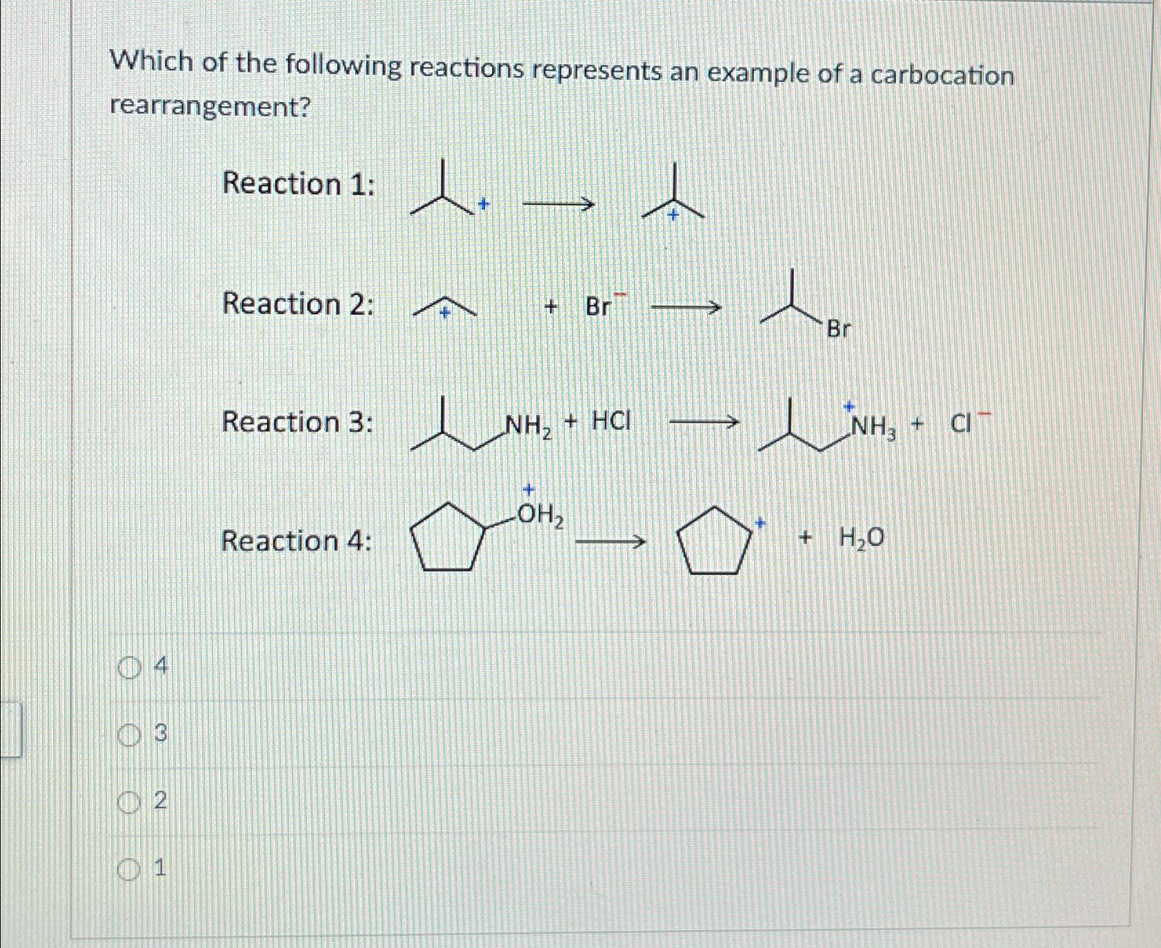 Solved Which of the following reactions represents an | Chegg.com