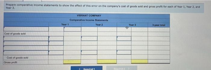 Exercise 6-17 (Algo) Analyzing inventory errors LO A2 | Chegg.com
