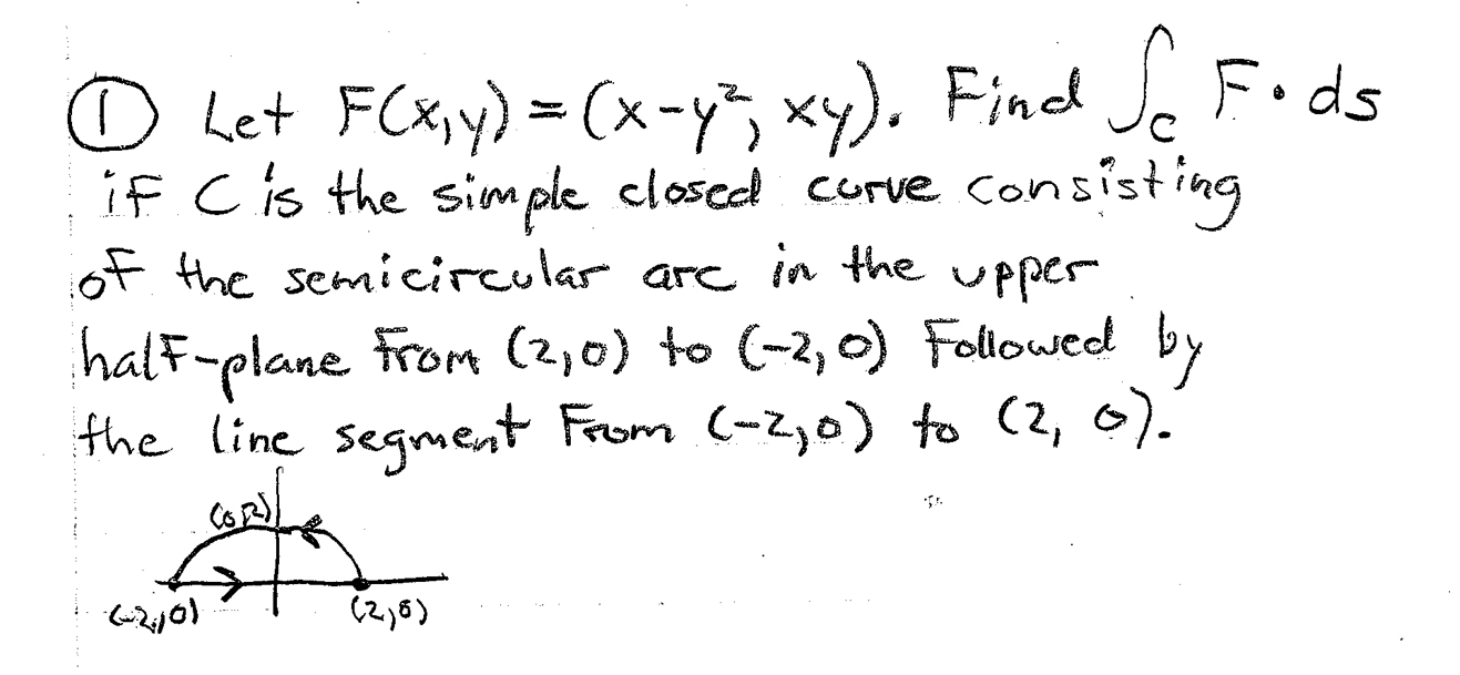 Solved Let F(x,y)=(x-y2,xy). ﻿Find ∫c﻿F*dsif C ﻿is the | Chegg.com
