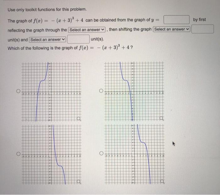Solved Use Only Toolkit Functions For This Problem By First 7965