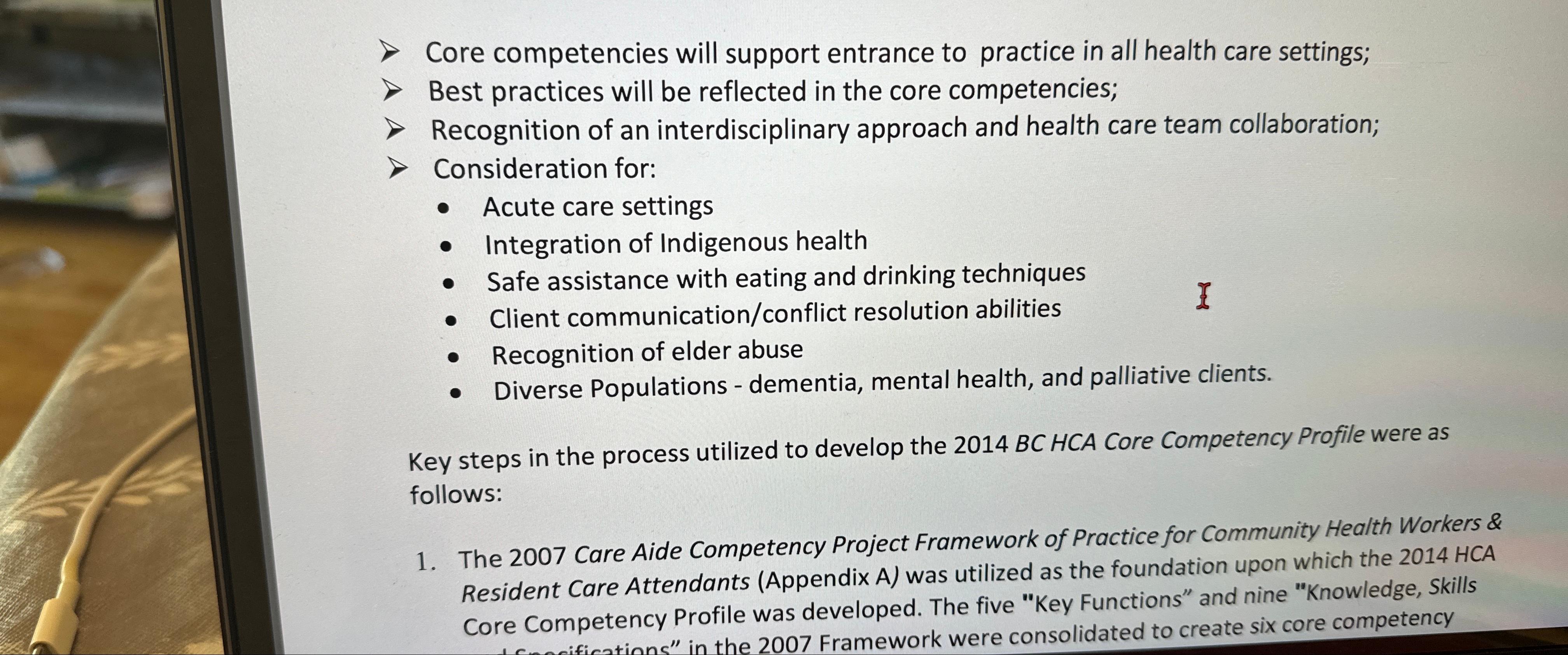 Solved Core competencies will support entrance to practice | Chegg.com