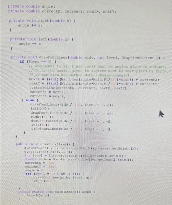 this is in java and I have the Main class for this | Chegg.com