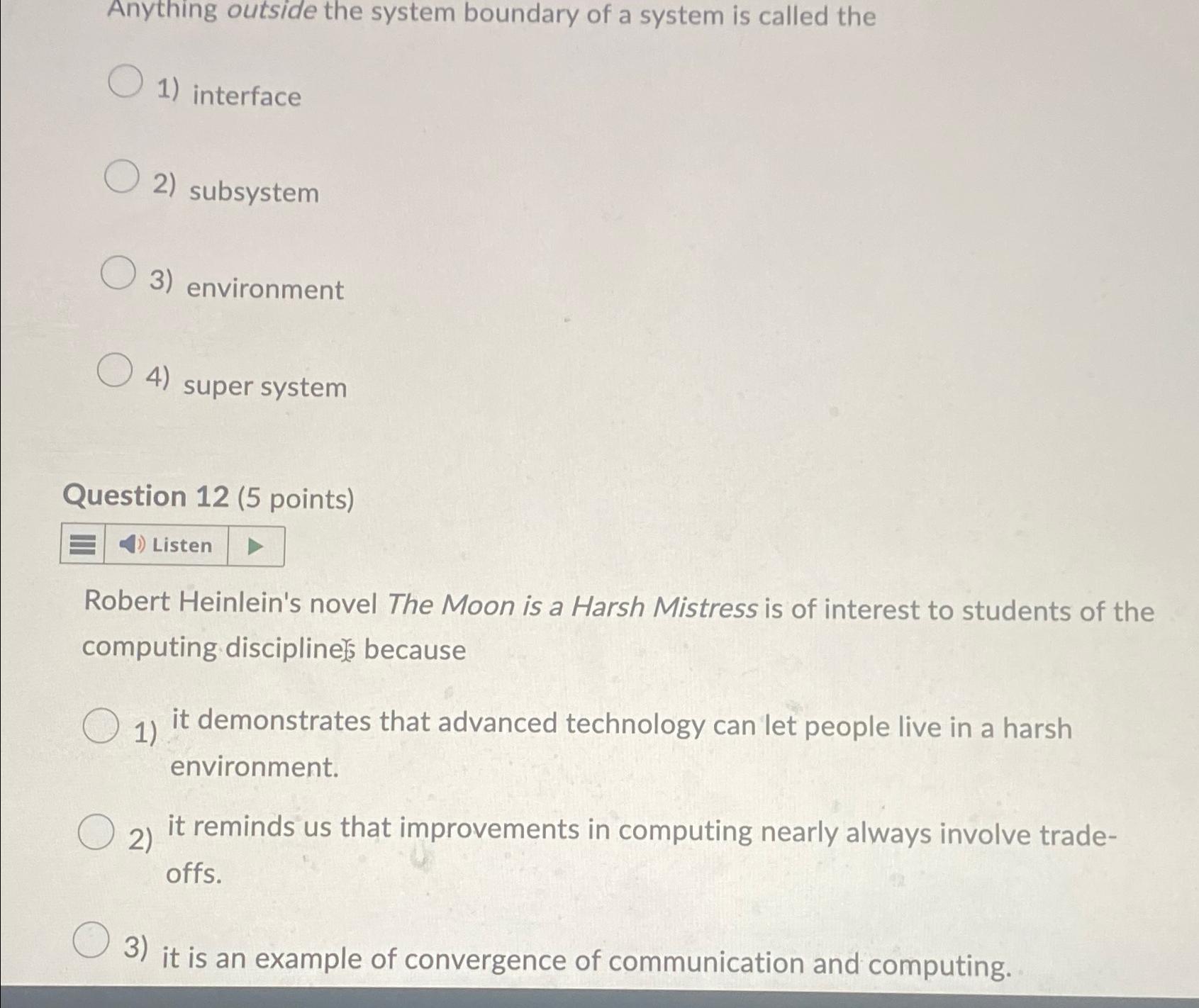 Solved Anything outside the system boundary of a system is | Chegg.com
