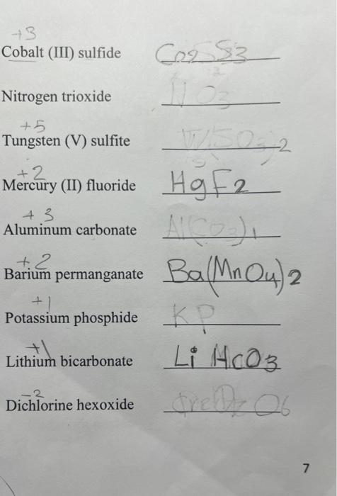 Solved Cobalt (III) sulfide Nitrogen trioxide Potassium | Chegg.com