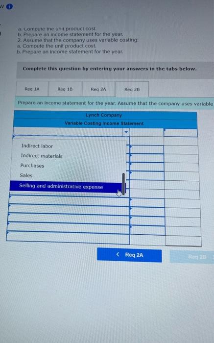 Solved Req 2B include advertising, beginning merchandise | Chegg.com