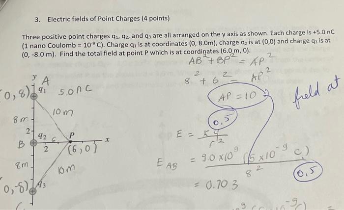 Solved Three positive point charges q1,q2, and q3 are all | Chegg.com