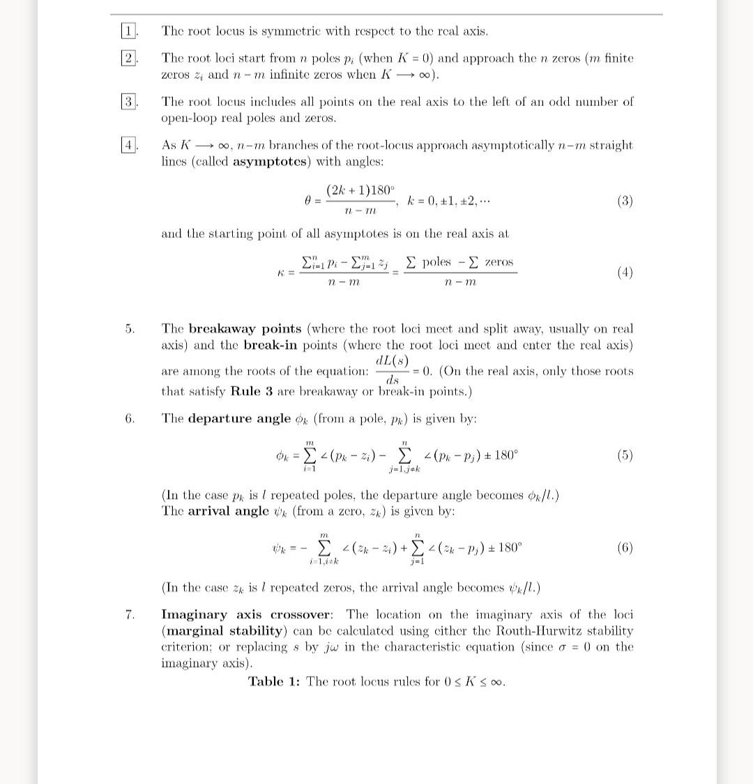 Solved Root Locus1. Purpose To learn and use MATL AB to draw | Chegg.com