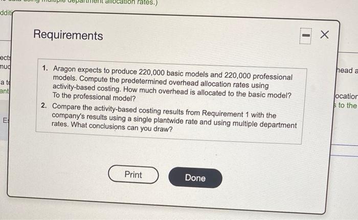 Solved Aragon makes handheld calculators in two models-basic | Chegg.com