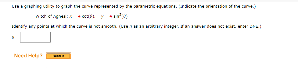 Solved Use a graphing utility to graph the curve represented | Chegg.com