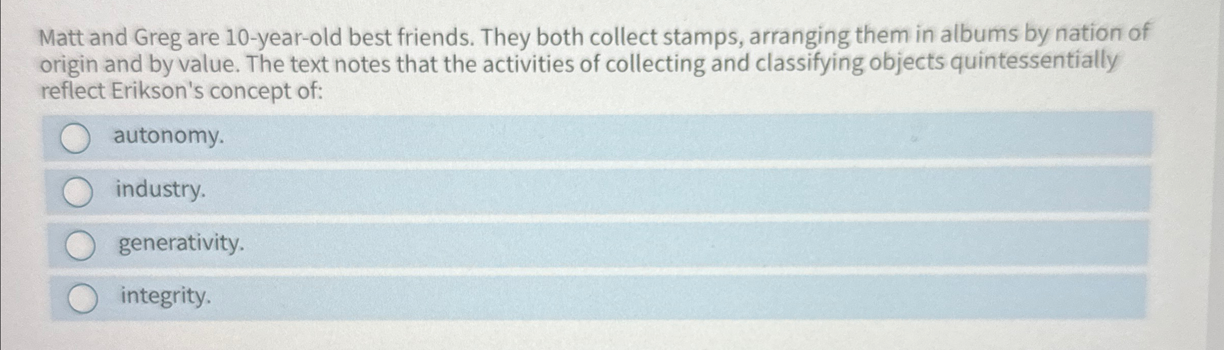Solved Matt and Greg are 10 -year-old best friends. They | Chegg.com