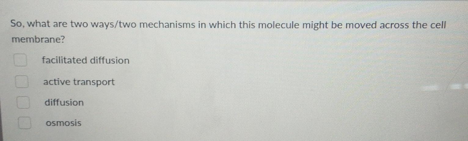 Solved So, ﻿what are two ways/two mechanisms in which this | Chegg.com