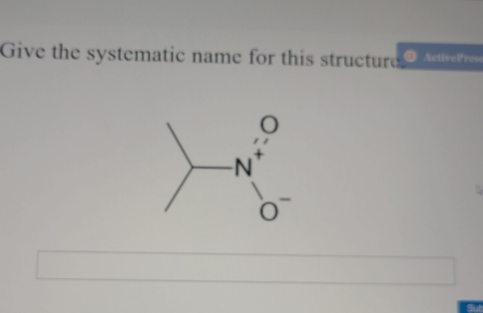 Solved Give the systematic name for this structur | Chegg.com