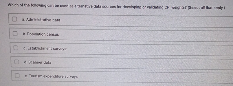 Solved Which of the following can be used as alternative | Chegg.com
