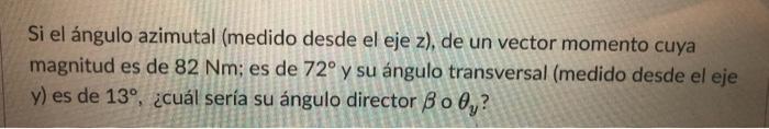 Solved Si el ángulo azimutal (medido desde el eje z), de un | Chegg.com