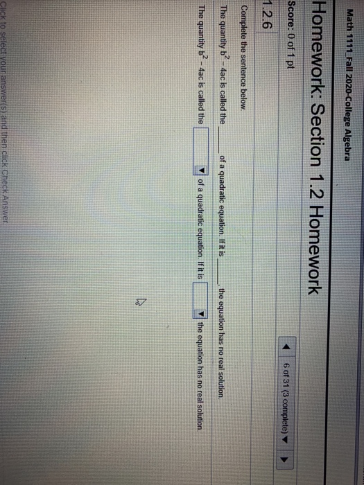 Solved Math 1111 Fall 2020-College Algebra Homework: Section | Chegg.com Solved Math 1111 Fall 2020-College Algebra Homework: Section | Chegg.com