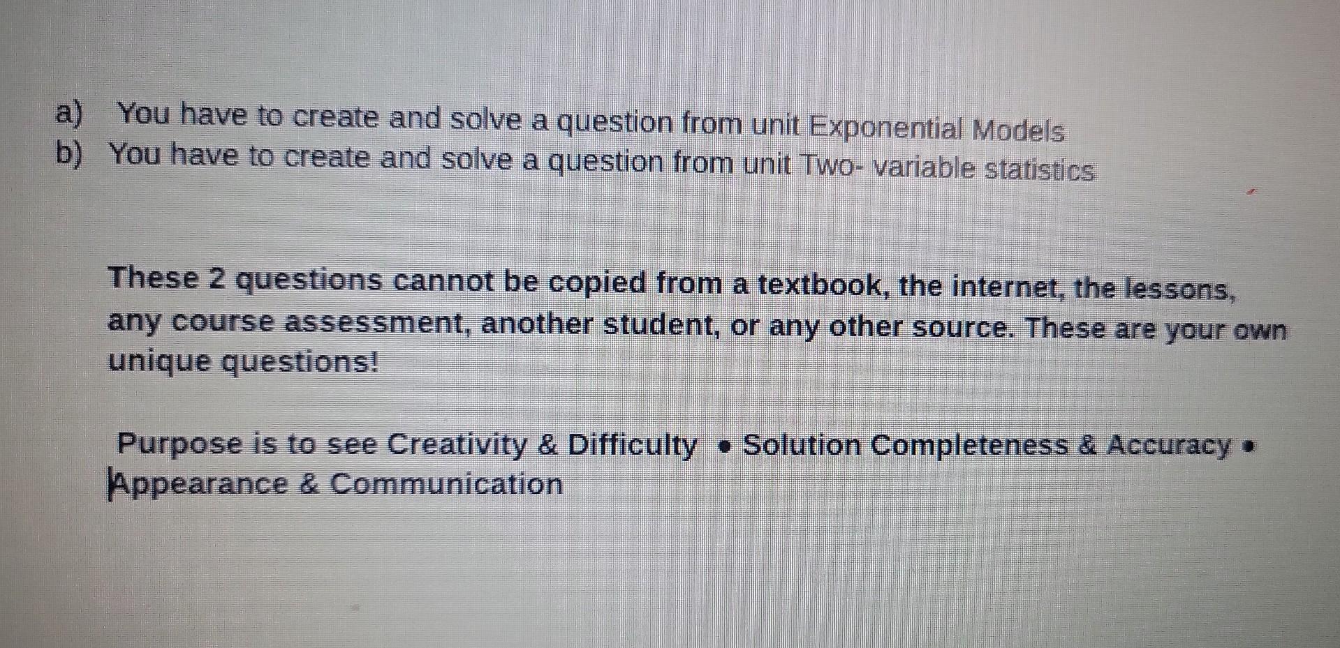 Solved Grade 12 college level course Teacher wants to see 2 | Chegg.com