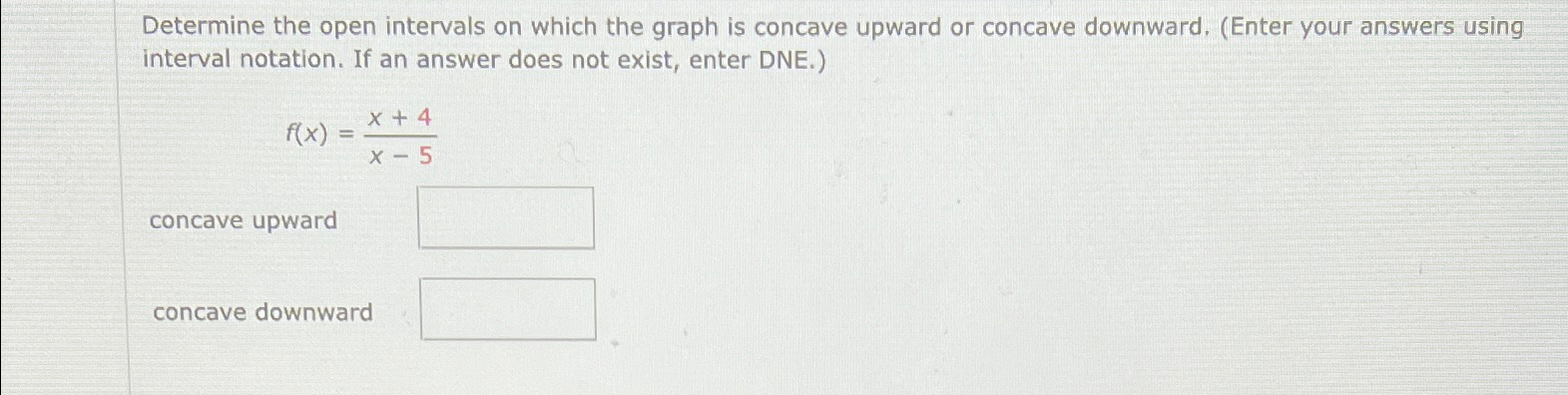 Solved Determine the open intervals on which the graph is | Chegg.com